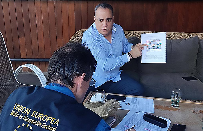Alcalde Raydan se reunió con observadores de la Unión Europea – Diario ...